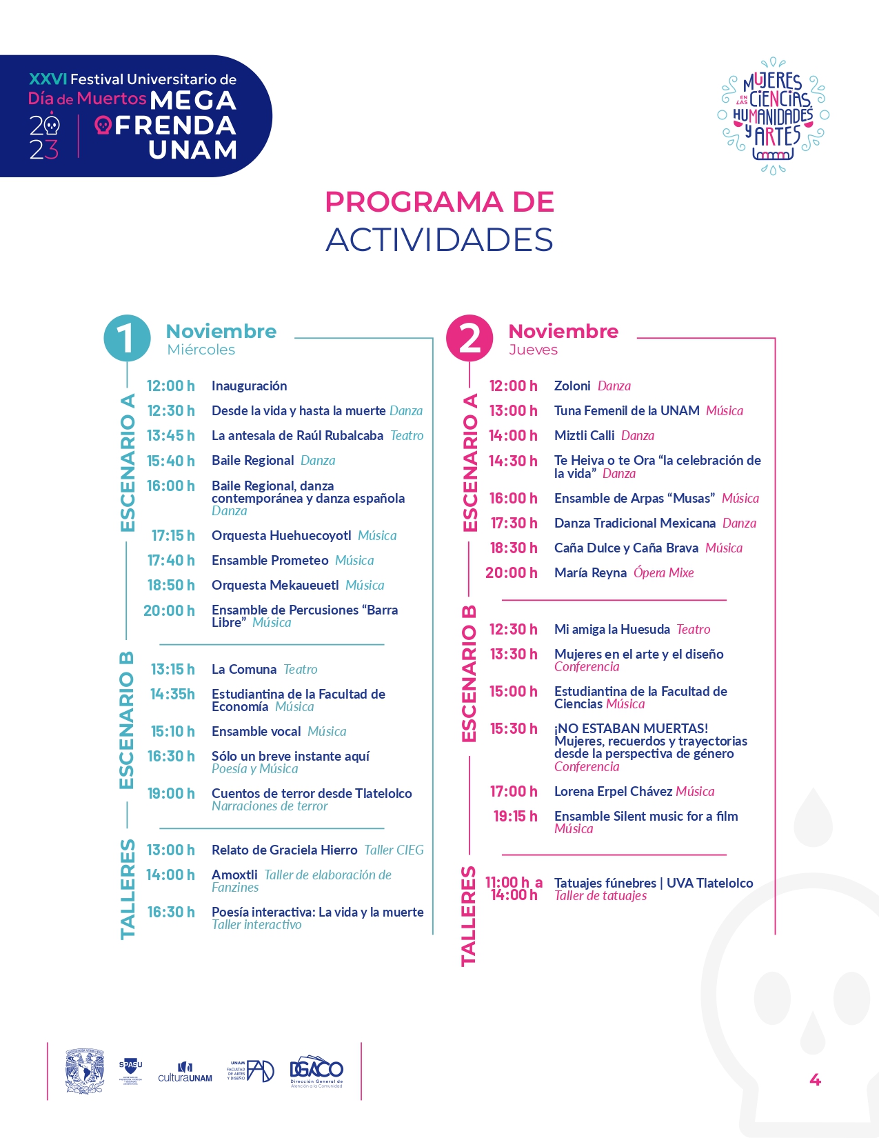 Megaofrenda 2023 de la UNAM: un homenaje a las mujeres en la ciencia ...